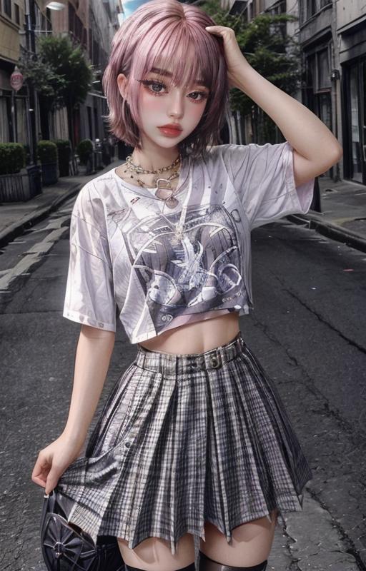 egirl的衣服和妆容/egirl clothes and makeup-HOTIQ|烧脑社区