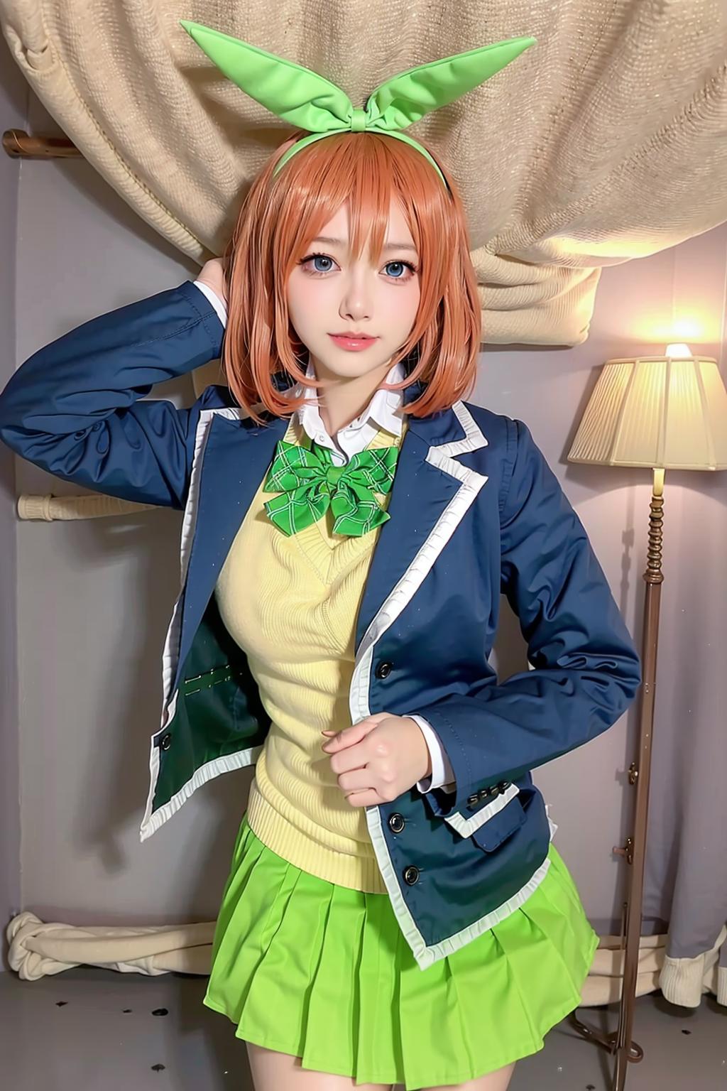 漫画《五等分的新娘》中野四叶LORA/Nakano Yotsuba in The Quintessential Quintuplets ...